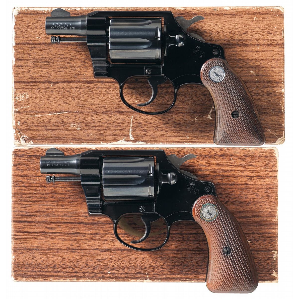 Collector's Lot of Two Boxed Colt Double Action Snub Nose Revolvers