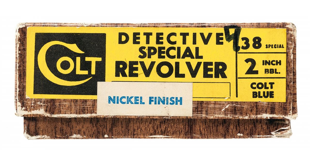 Rare Nickel Plated Colt Second Issue Detective Special Double Action ...