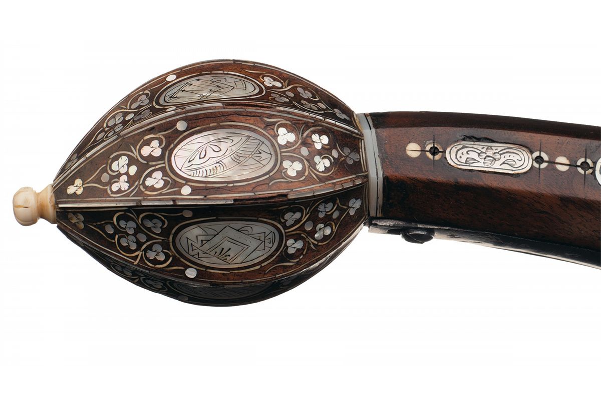 Ornately Decorated Victorian Wheelock Pistol