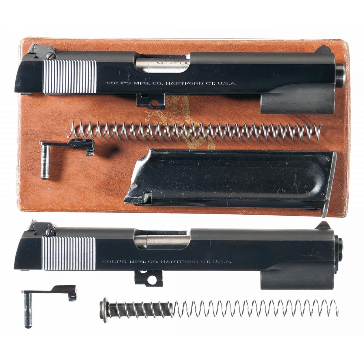 Two Colt Pre-Series 70 22 Conversion Kits, One with Box