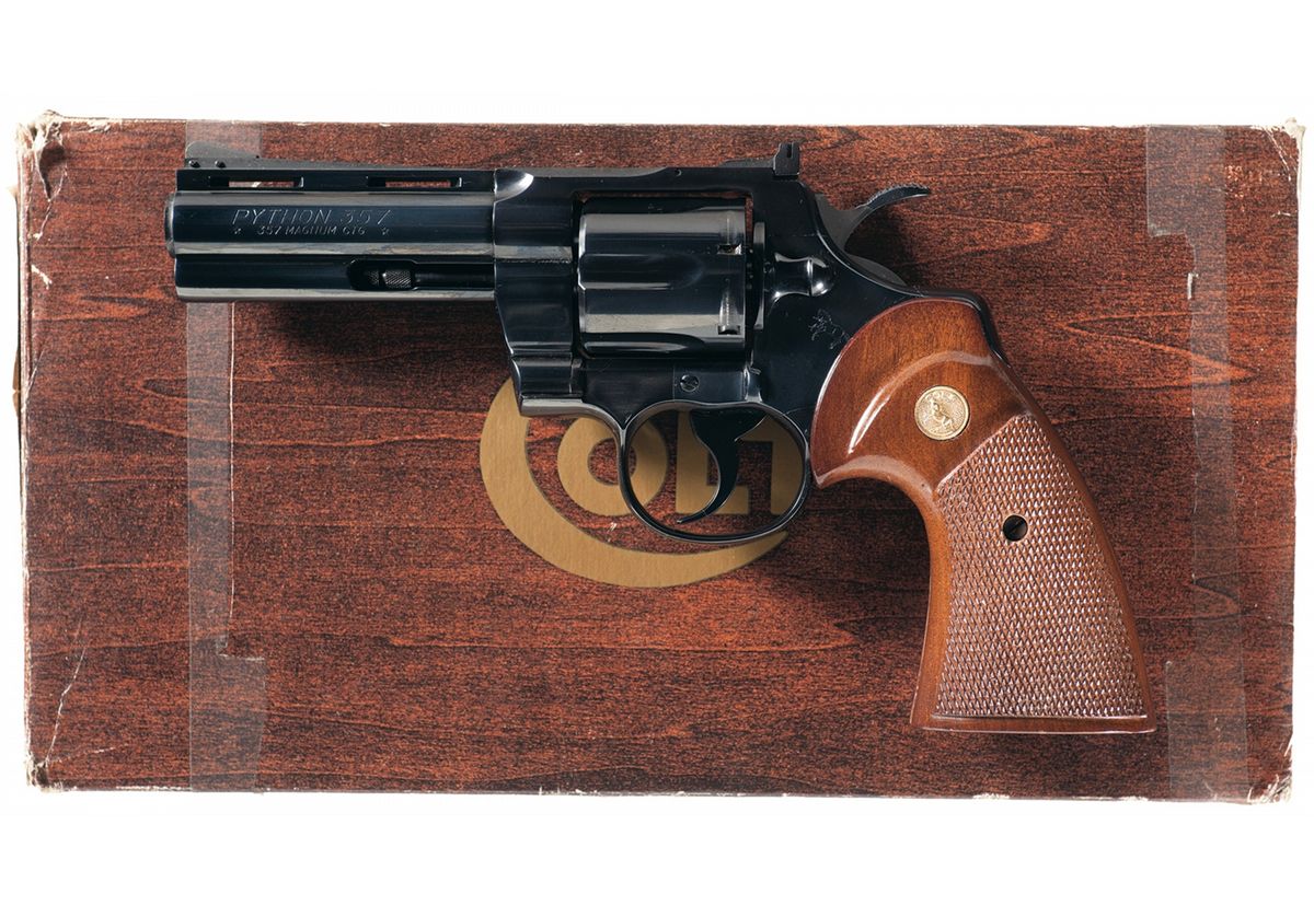 Colt Python Double Action Revolver with Box