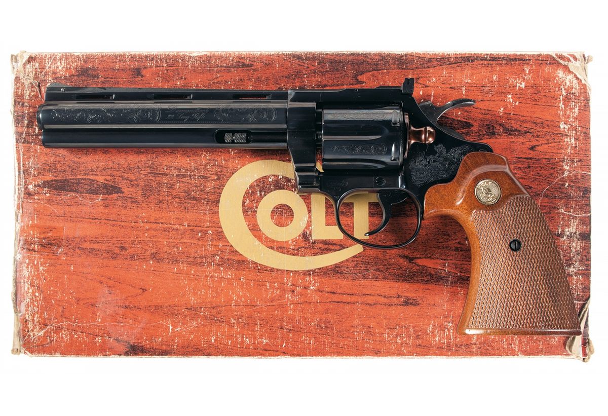 Engraved Colt Diamondback Special Edition 1 of 500 Double Action ...