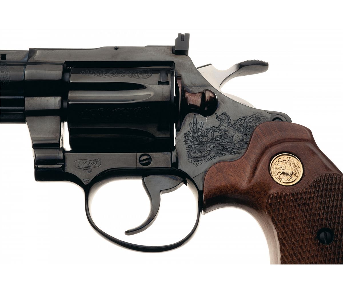 Engraved Colt Diamondback Special Edition 1 of 500 Double Action ...