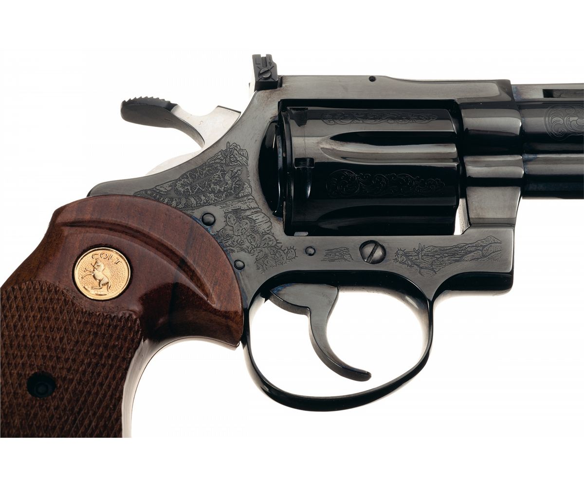 Engraved Colt Diamondback Special Edition 1 of 500 Double Action ...