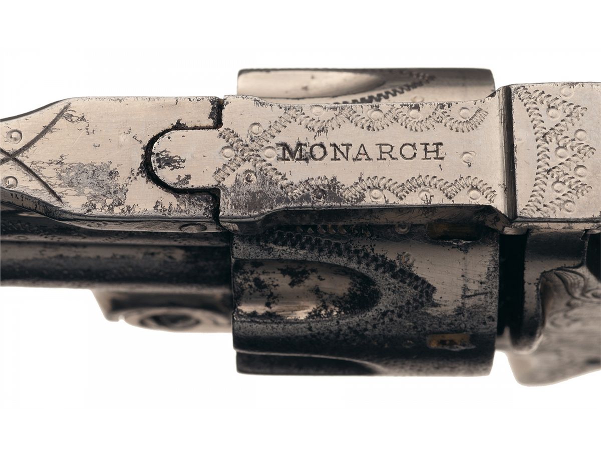 Scarce Factory Engraved Osgood Gun Works Duplex Revolver with Desirable ...