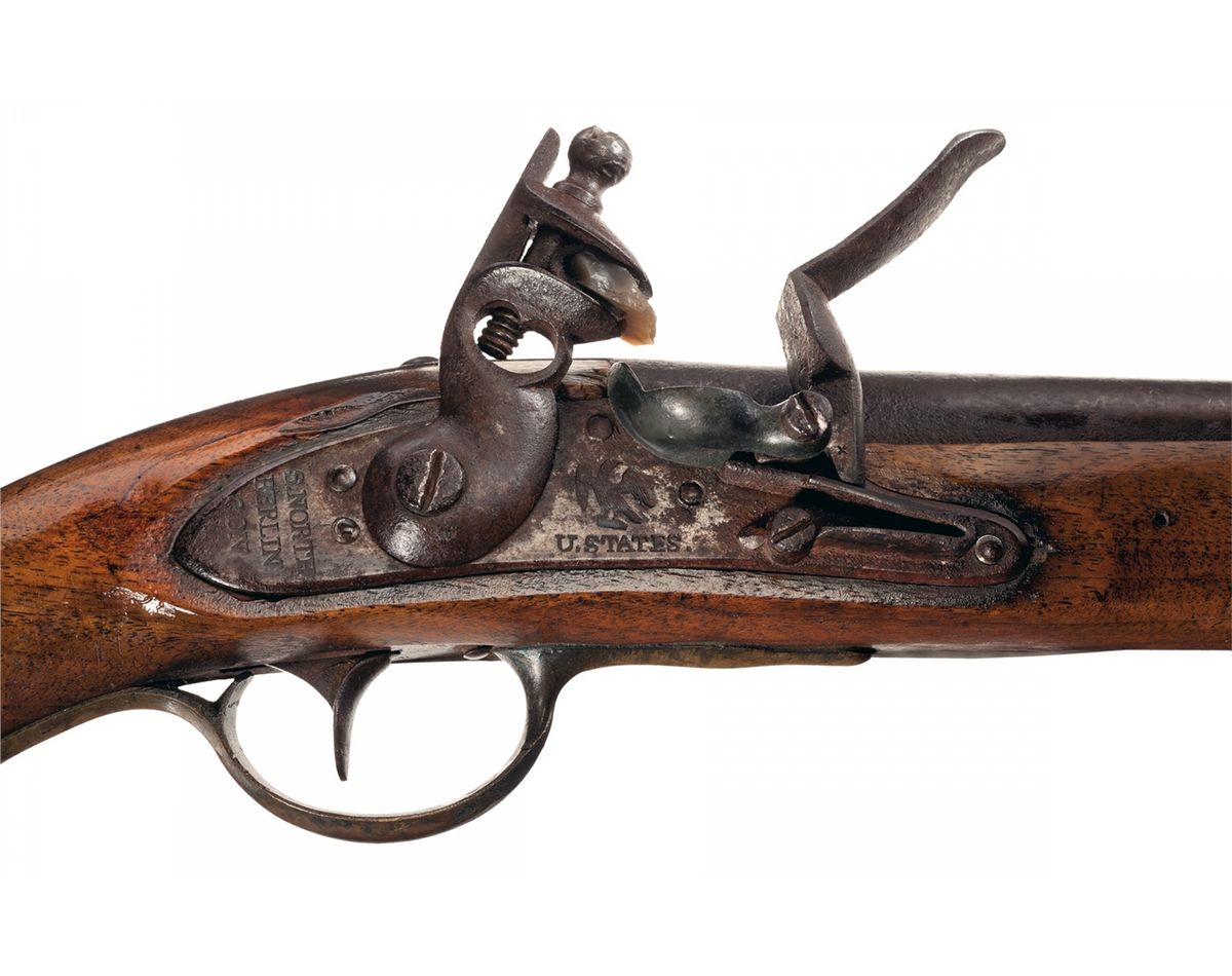 Rare U.S. Simeon North Army Model 1811 Flintlock Pistol