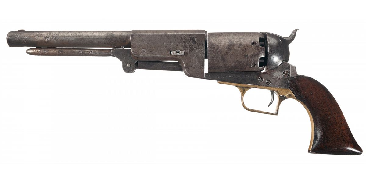Extensively Documented Colt B Company U.S. Walker Model 1847 Revolver ...