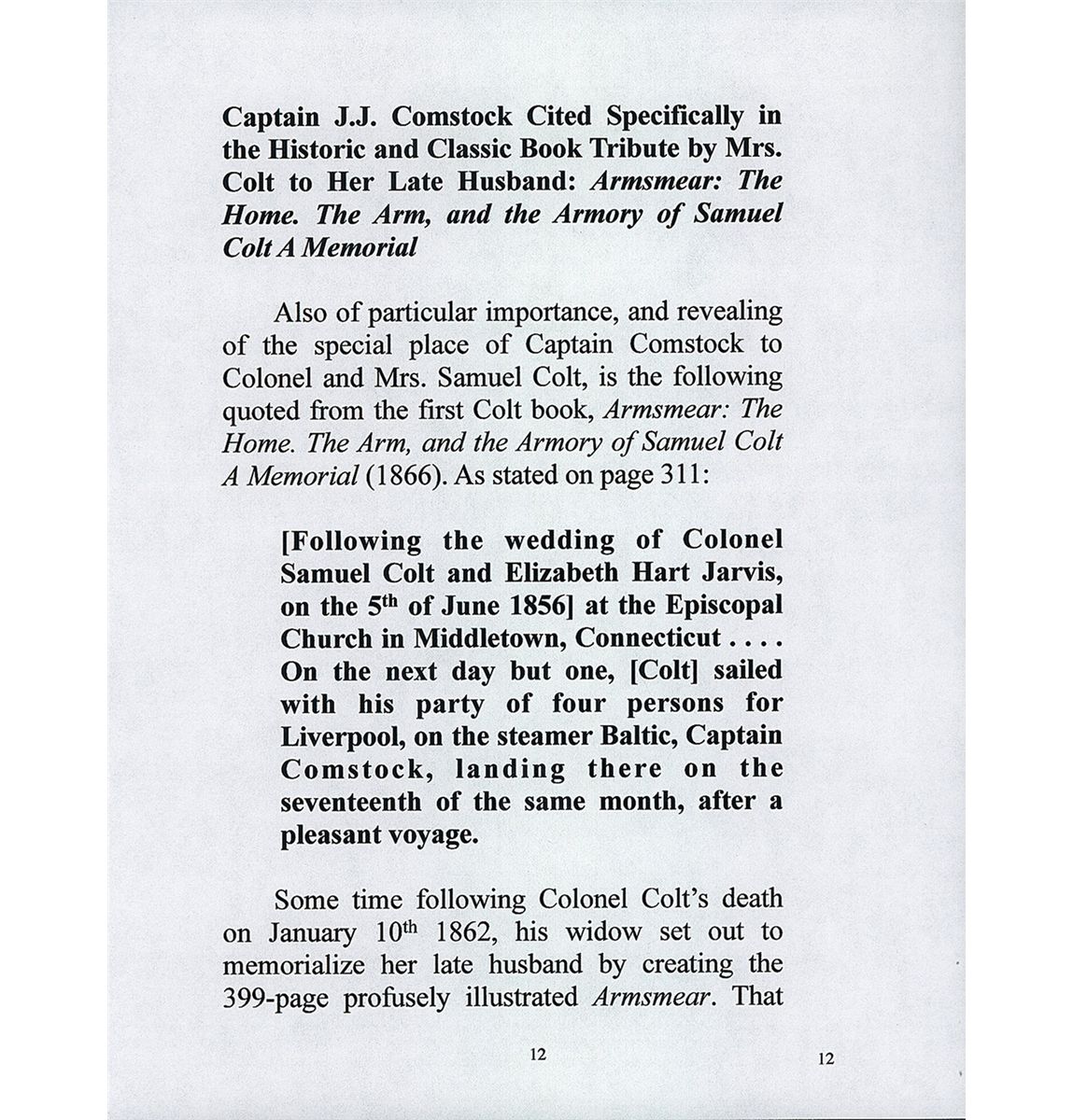 Magnificent, Historic Colonel Samuel Colt Presentation to His Friend ...