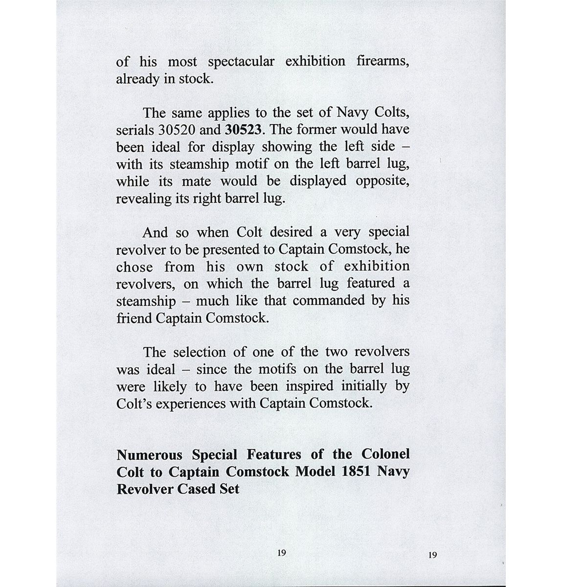 Magnificent, Historic Colonel Samuel Colt Presentation to His Friend ...