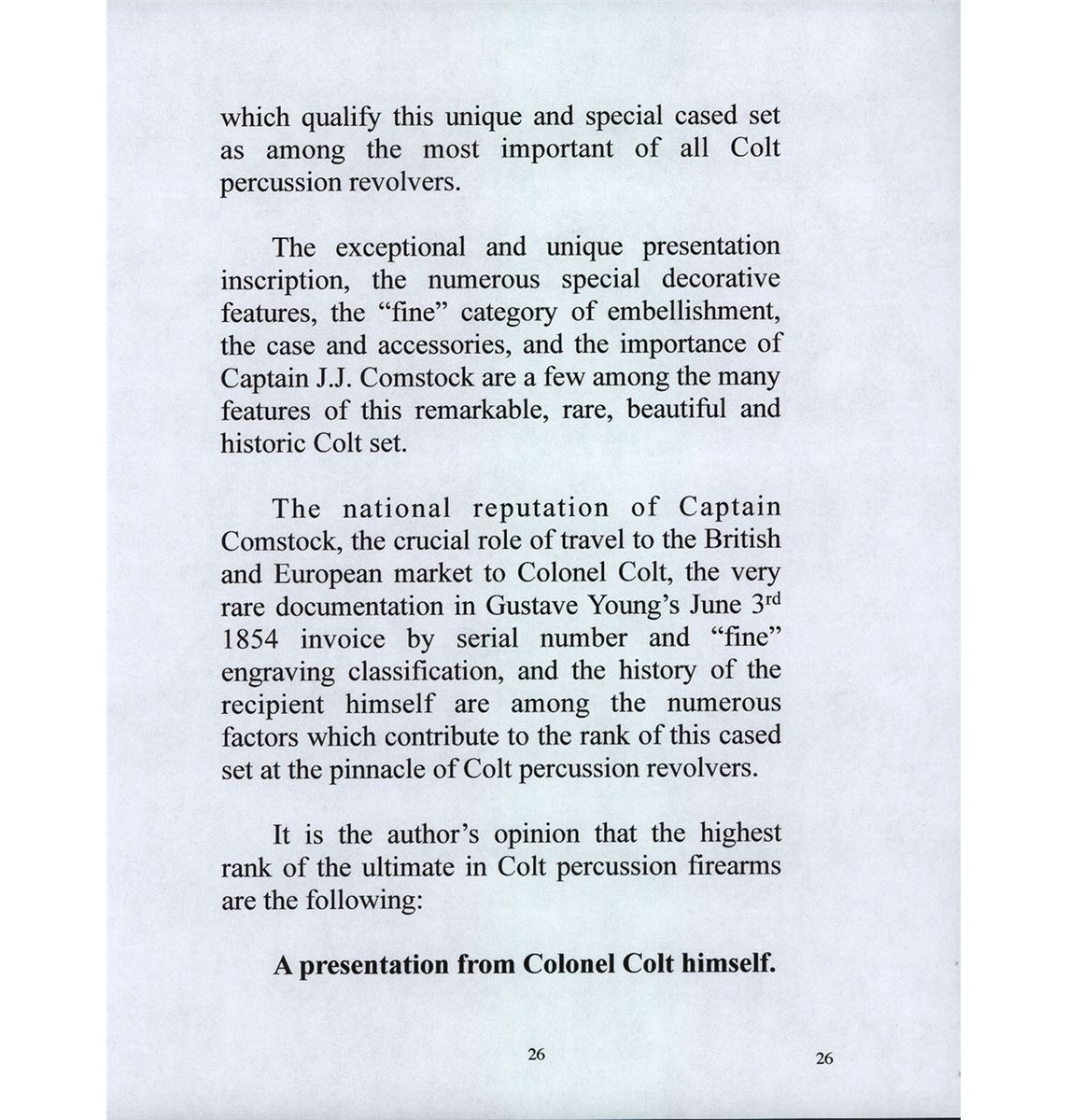 Magnificent, Historic Colonel Samuel Colt Presentation to His Friend ...