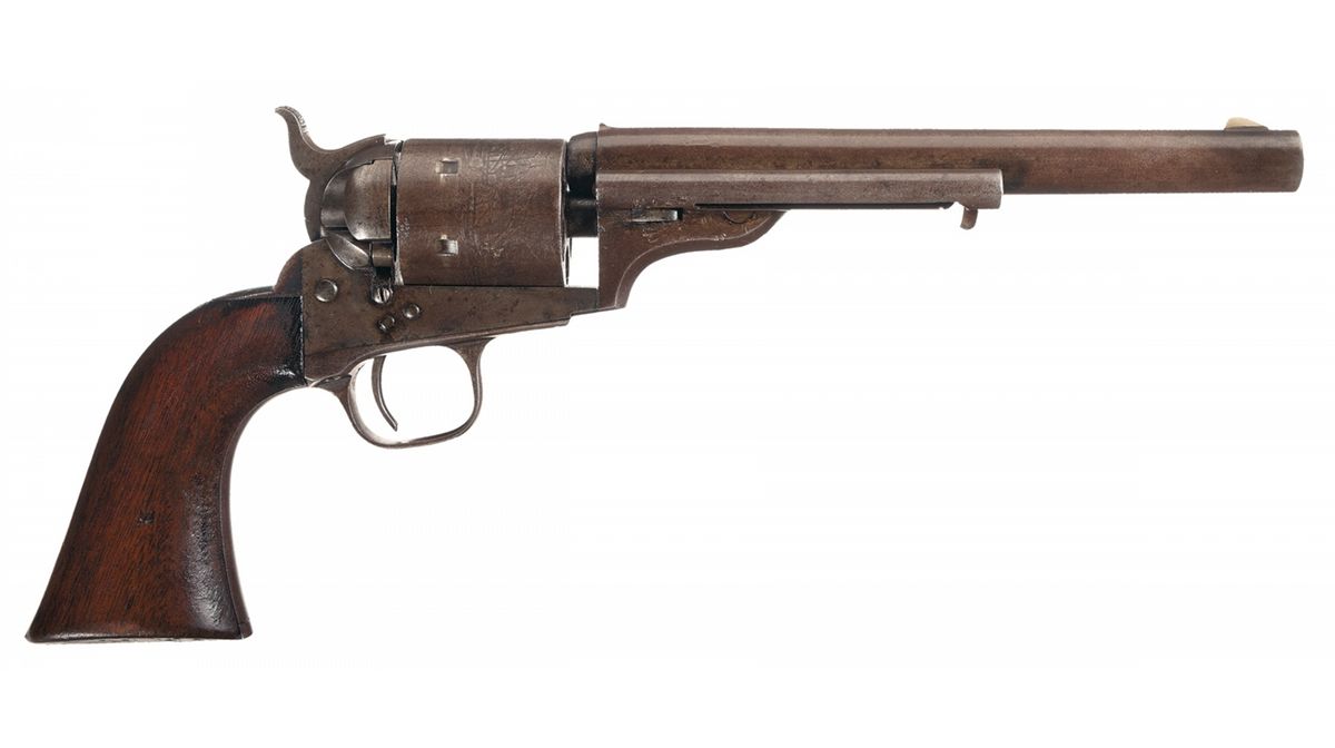 Rare Fine Colt Model 1871-1872 Open Top Single Action Revolver