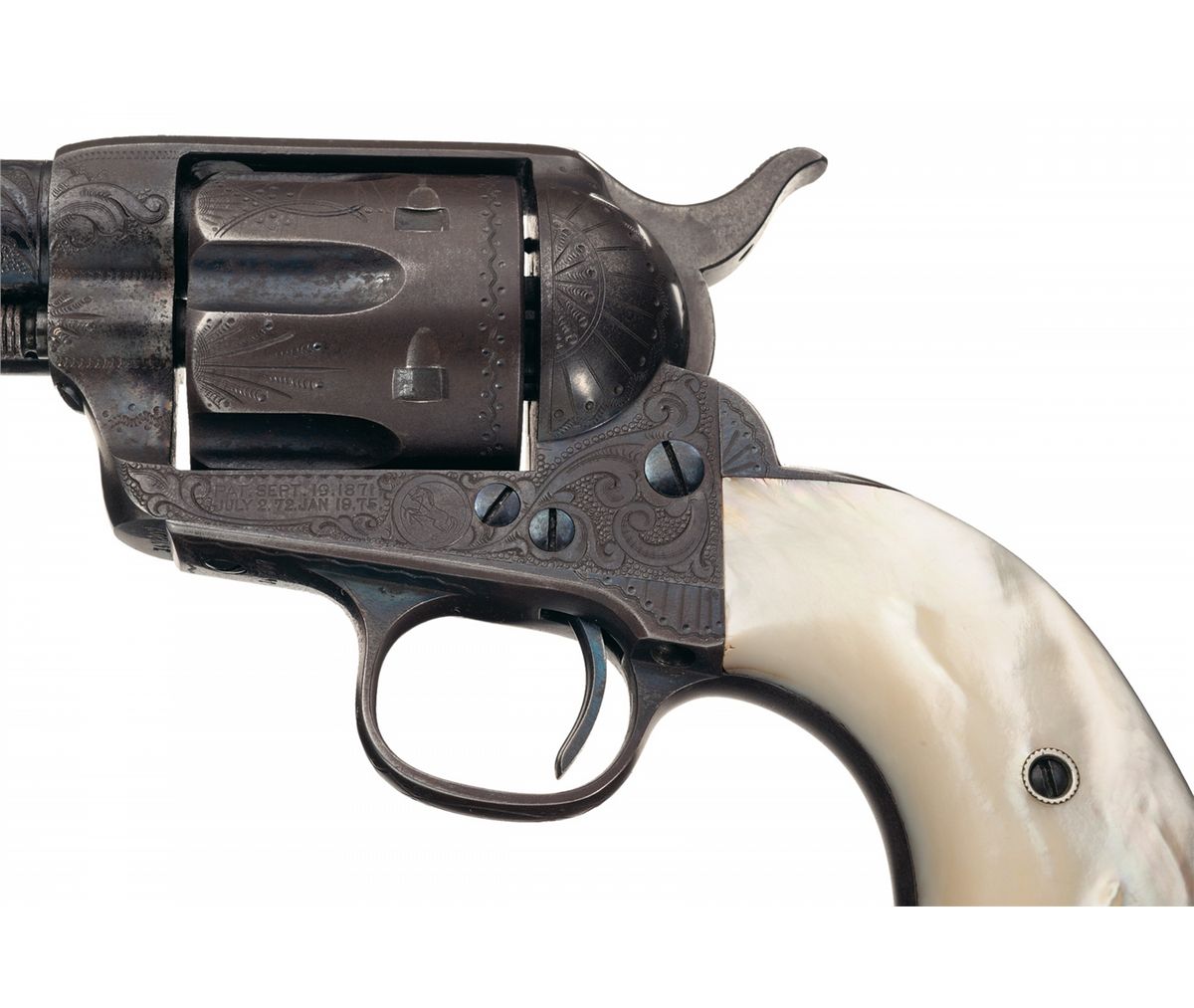 Documented Historic Factory Engraved Black Powder Colt Single Action ...