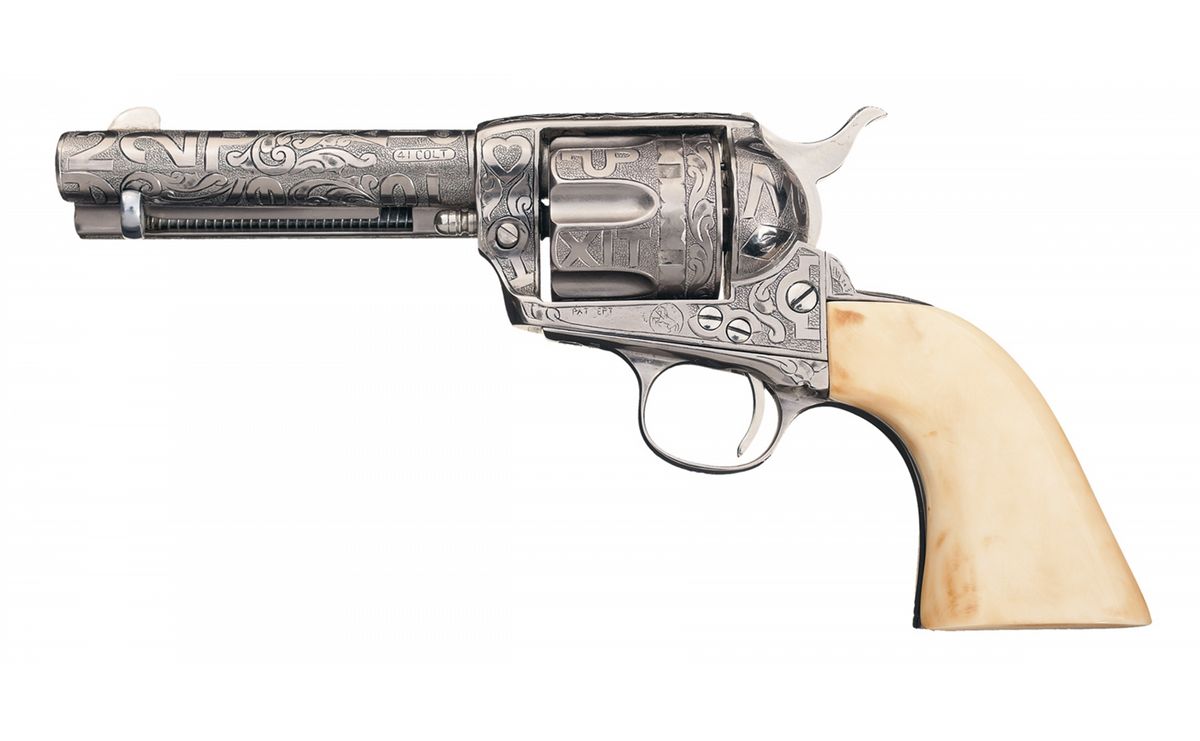 Cole Agee Style David Harris Signed Cattle Brand Engraved Colt Single ...