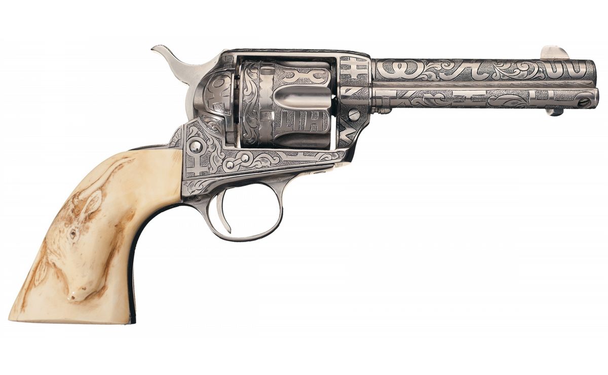 Cole Agee Style David Harris Signed Cattle Brand Engraved Colt Single ...