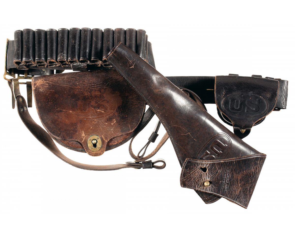 Exceptional U.S. Pattern 1874 Cavalry Saber Belt with Hazen Loops and ...