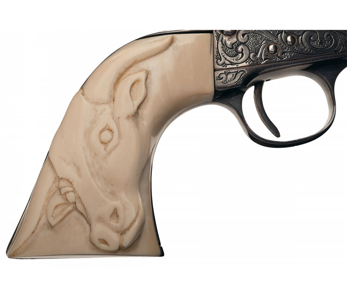 Custom Engraved Colt Single Action Army Frontier Six Shooter Revolver ...