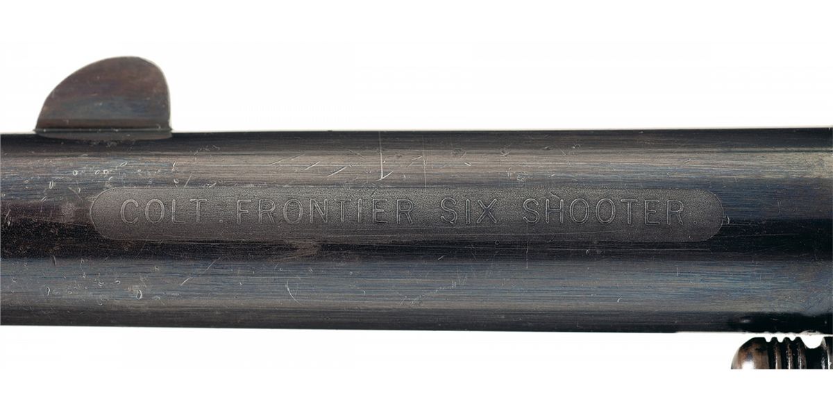 Colt Storekeeper Model Single Action Revolver with Factory Letter