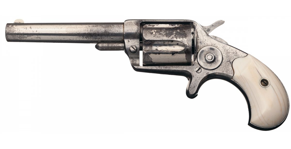 British Proofed Colt New Line 38 Caliber Revolver with Rare 4 Inch ...