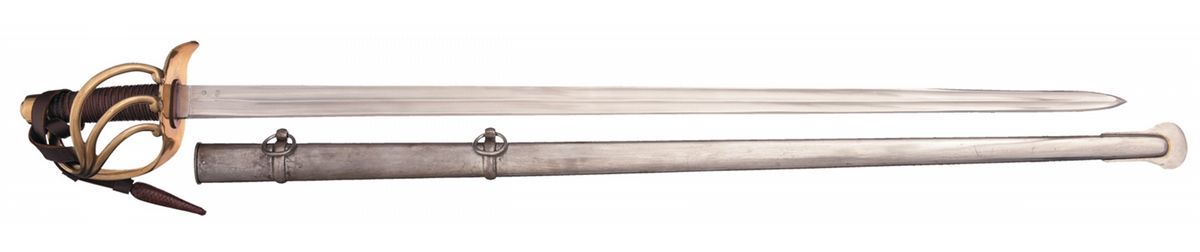 Klingenthal Production French 1811 Cuiraisser Sword with Scabbard
