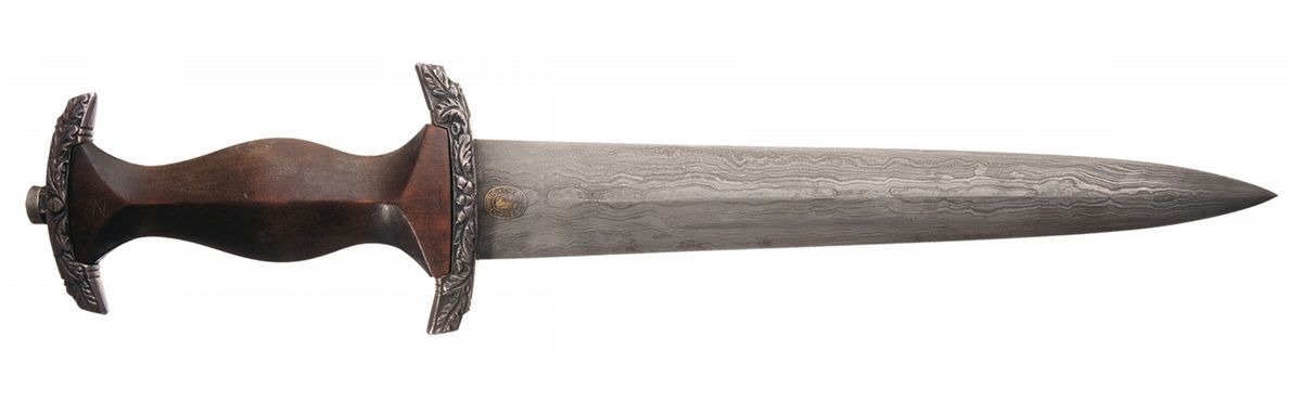 Extraordinary SA High Leaders Damascus Blade Honor Dagger with Scabbard ...