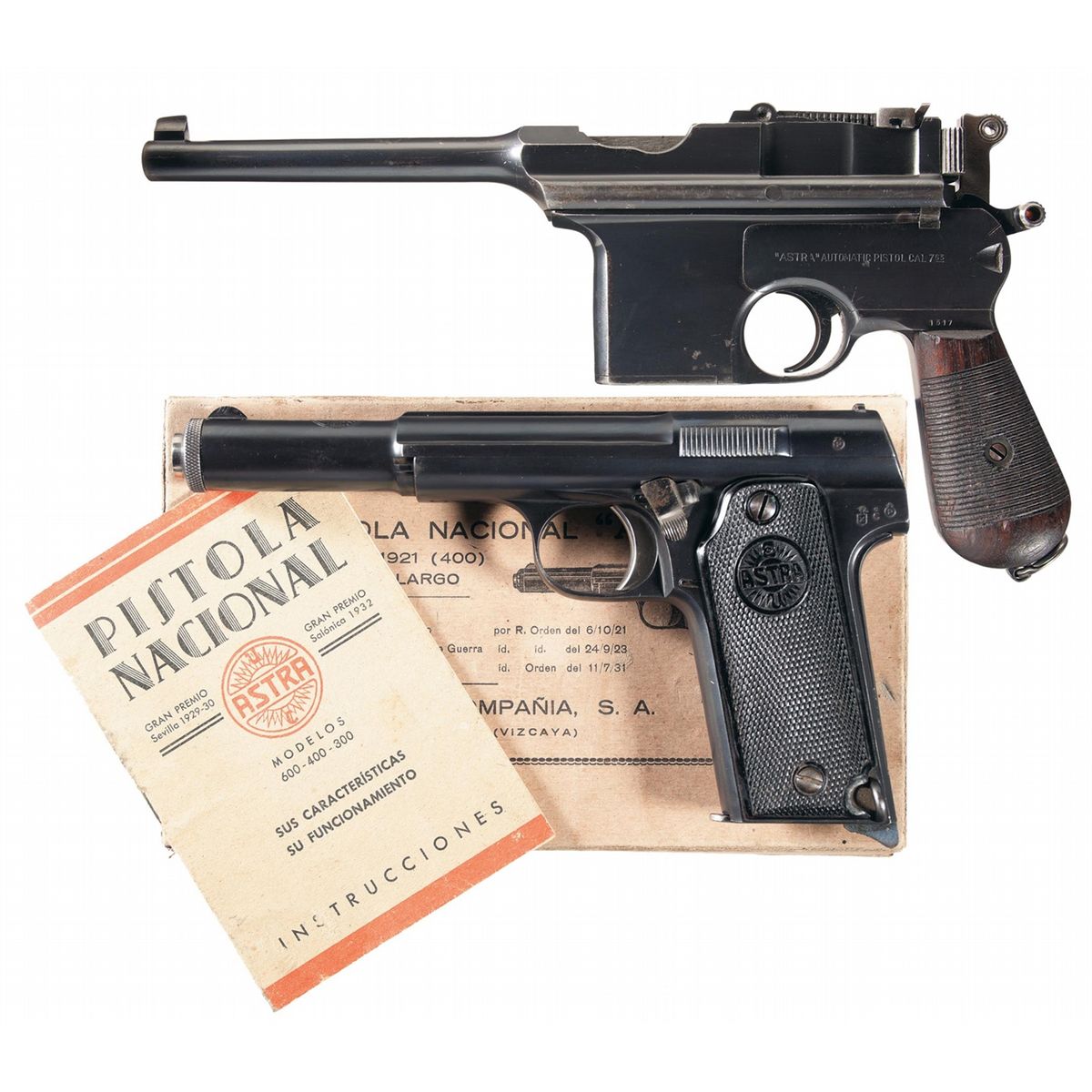 Collector's Lot of Two Astra Semi-Automatic Pistols