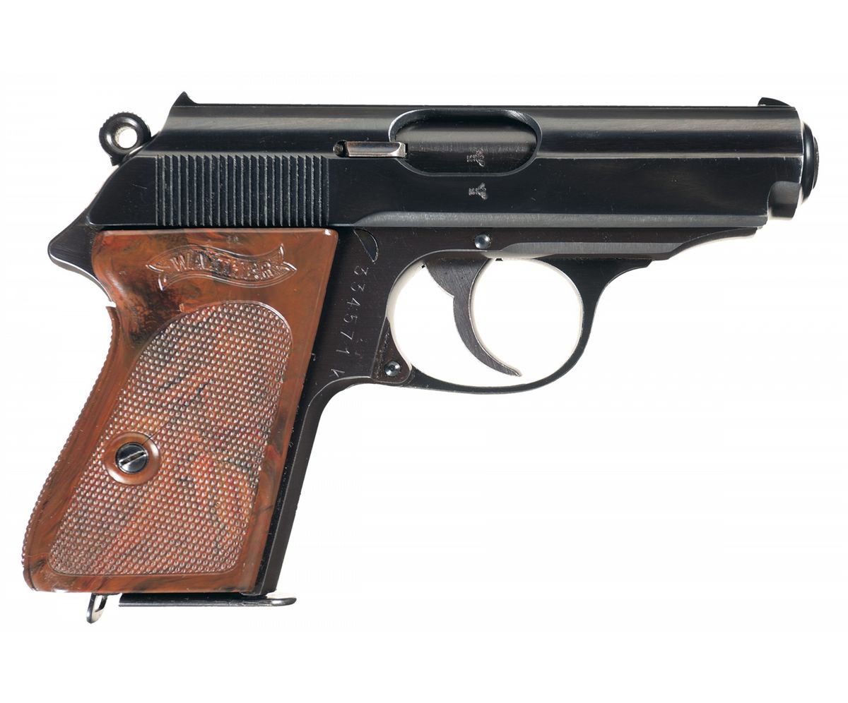 Excellent World War II Nazi Police Walther PPK Pistol Rig with Holster ...