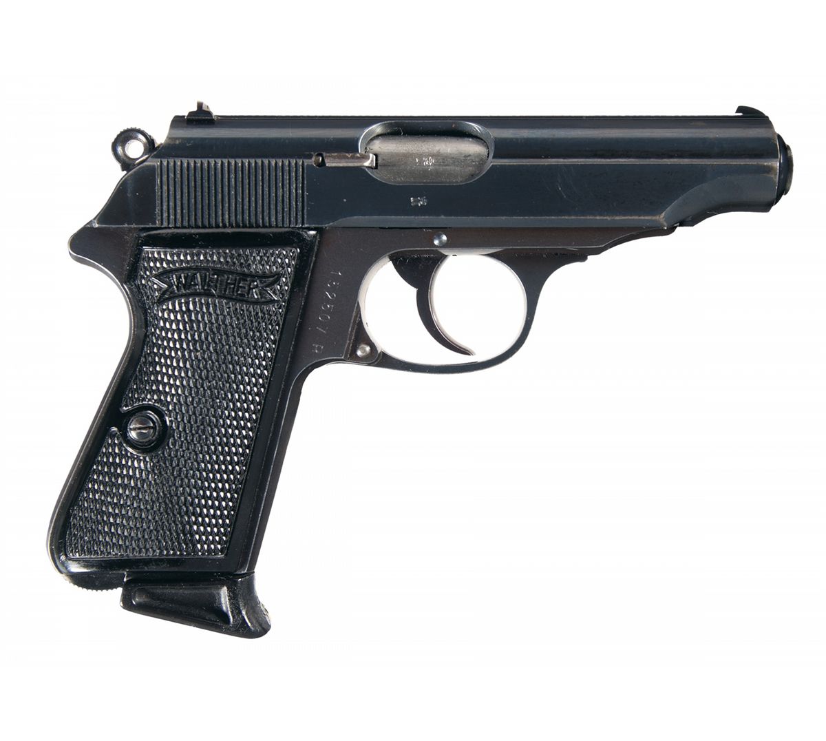 Excellent Walther PP Semi-Automatic Pistol in Scarce 9mm Kurtz Caliber