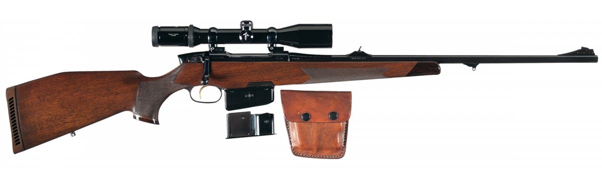 Steyr Mannlicher Luxus Bolt Action Rifle with Scope