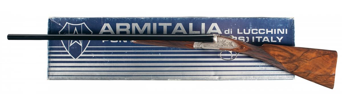 Outstanding Claudio Cremini Signed Engraved Lucchini Side Lock Double ...