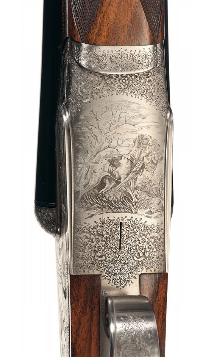 Outstanding Claudio Cremini Signed Engraved Lucchini Side Lock Double ...