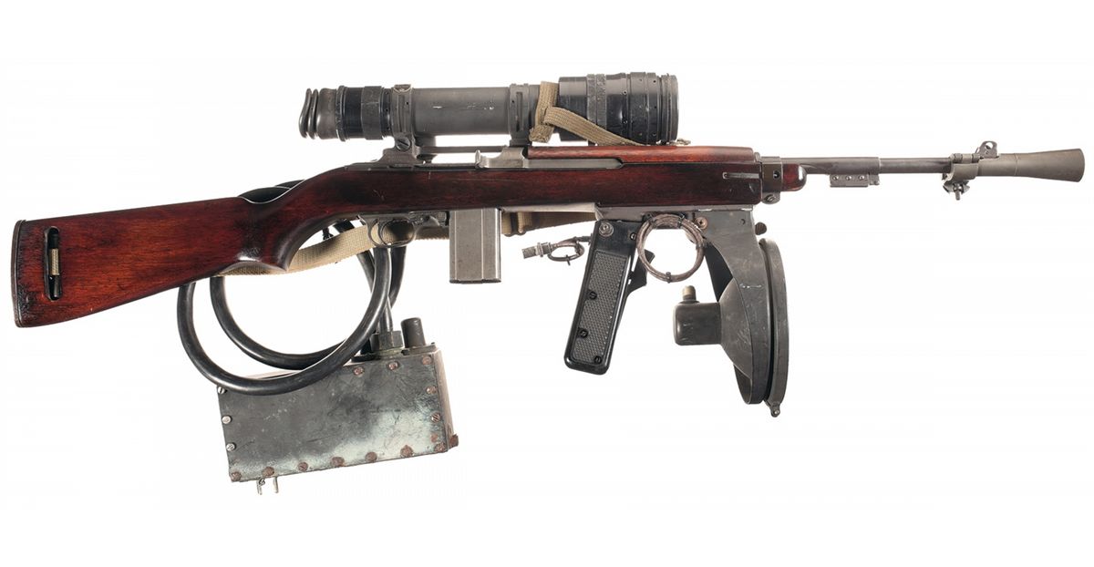Rare Late World War II Inland "T3" Carbine with M2 Infrared Sniper ...