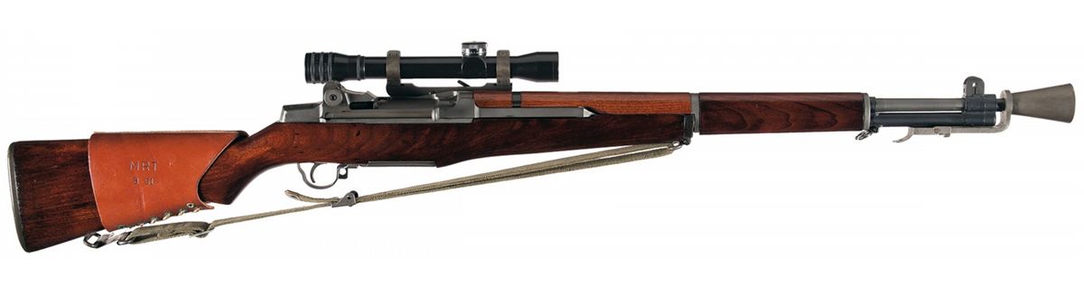 Desirable Springfield Armory M1C Sniper Rifle with Scarce USMC Type 1 ...