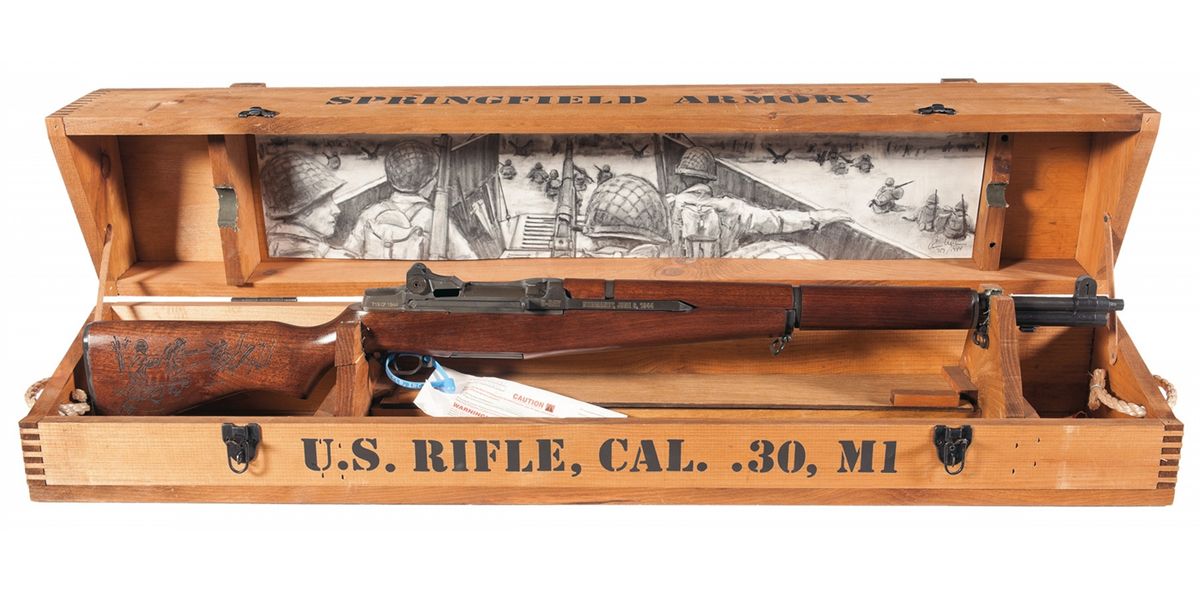 Springfield Armory D-Day Commemorative M1 Garand Semi-Automatic Rifle ...