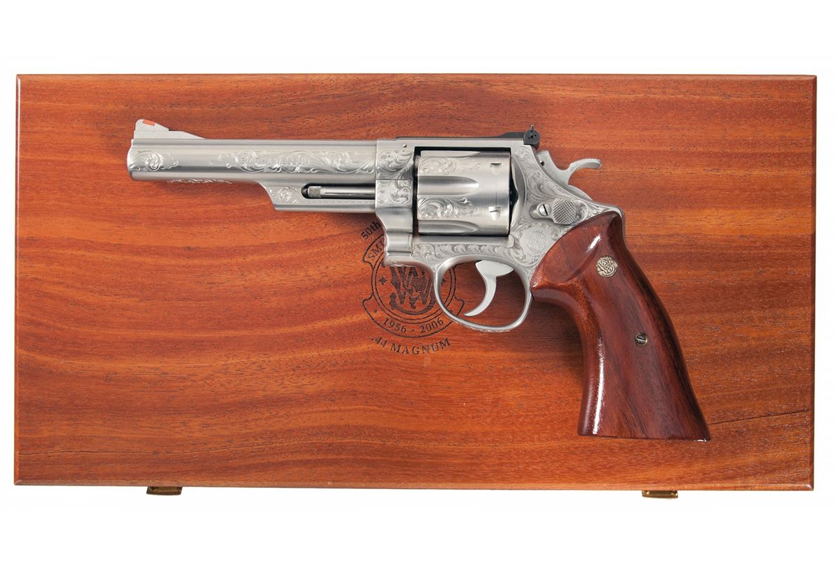 Cased and Engraved Smith & Wesson Model 629 Double Action Revolver