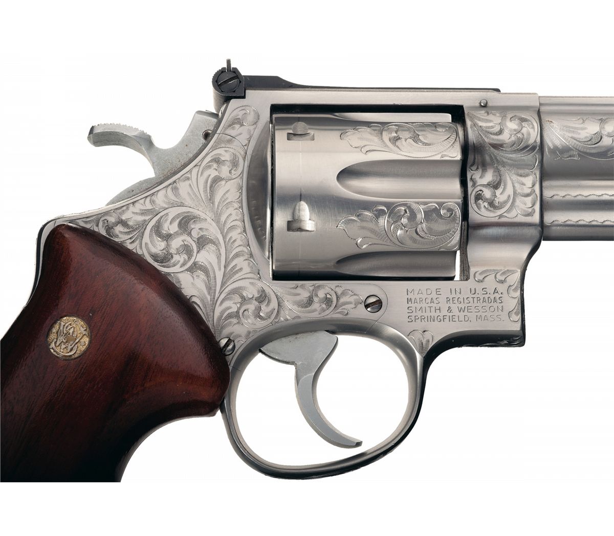 Cased and Engraved Smith & Wesson Model 629 Double Action Revolver