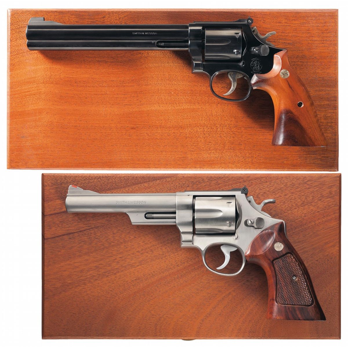 Two Cased Smith & Wesson Double Action Revolvers