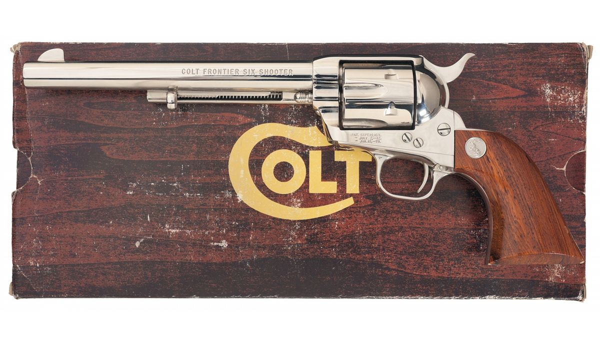 Third Generation Colt Custom Shop Frontier Six Shooter Revolver with Box