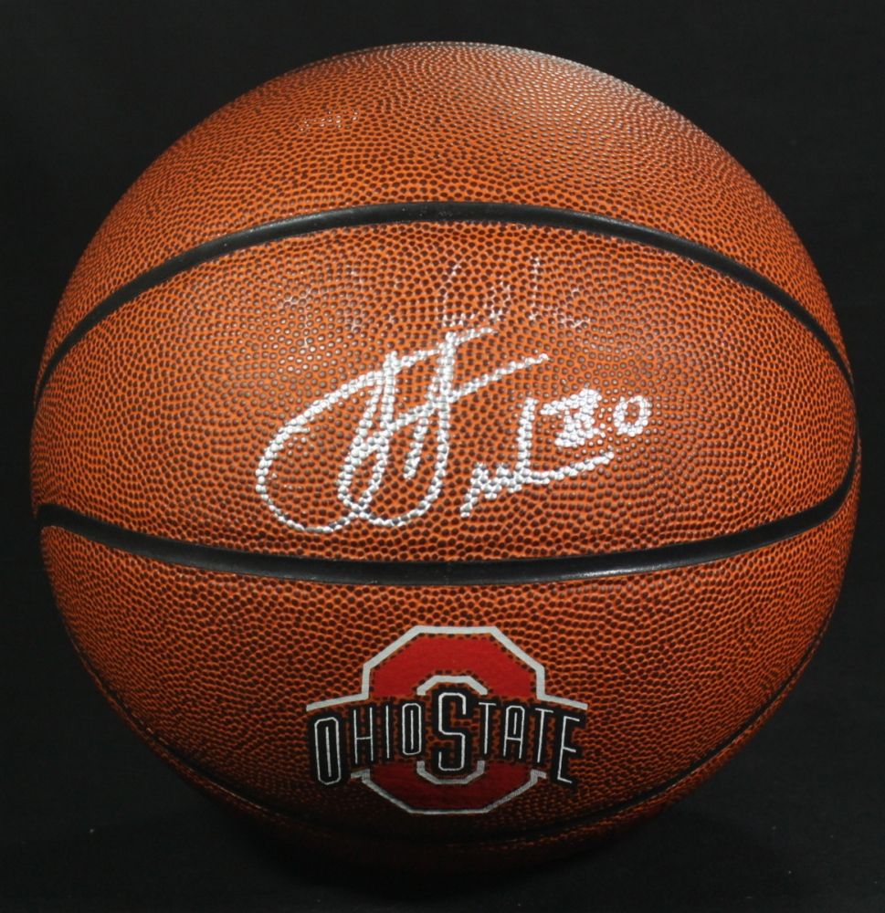 Jared Sullinger Signed Ohio State Logo Basketball (PA COA)