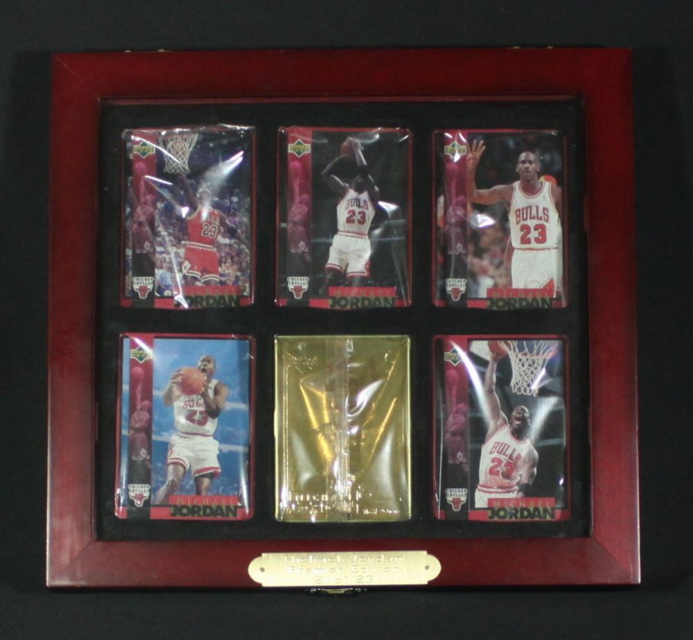 Michael Jordan LE Premier Edition Set of (6) Metal Cards In ...