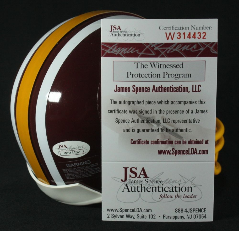 Robert Griffin III "RG3" Signed Redskins Mini-Helmet (JSA COA)