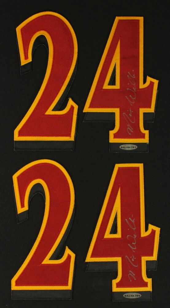 Lot of (2) Marvin Williams Signed Atlanta Hawks Jersey Numbers (UDA COA)