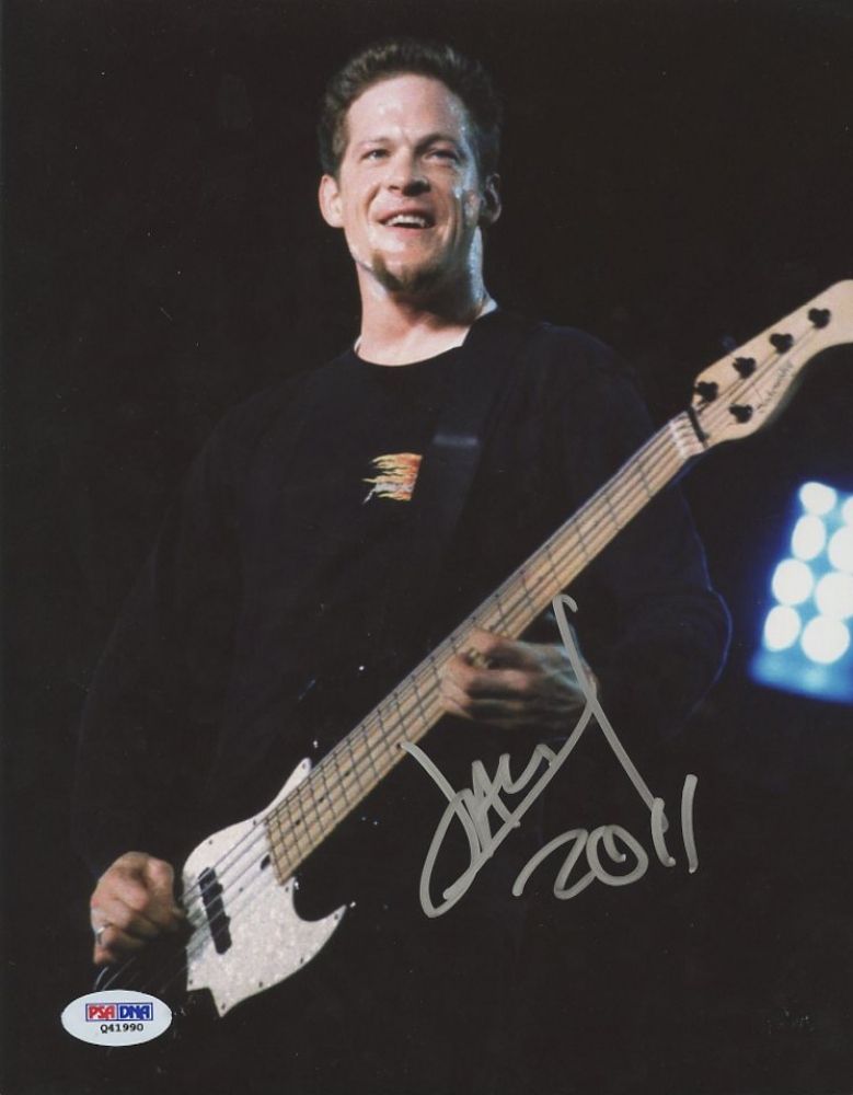 Jason Newsted Signed "Metallica" 8x10 Photo (PSA COA)