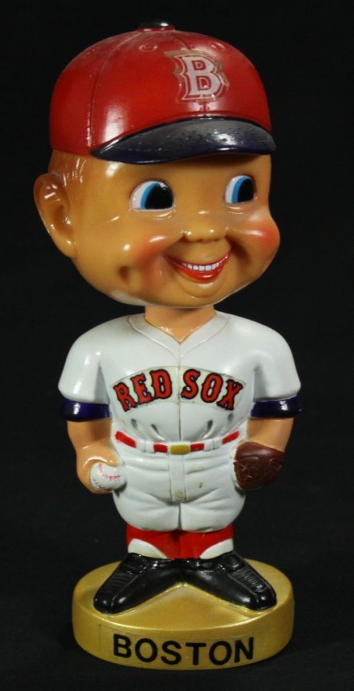 1970's Boston Red Sox Vintage Bobblehead Nodder with Original Box
