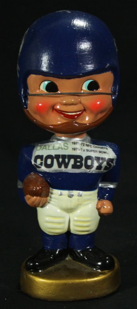 1960's Dallas Cowboys Vintage Bobblehead Nodder with Original Box