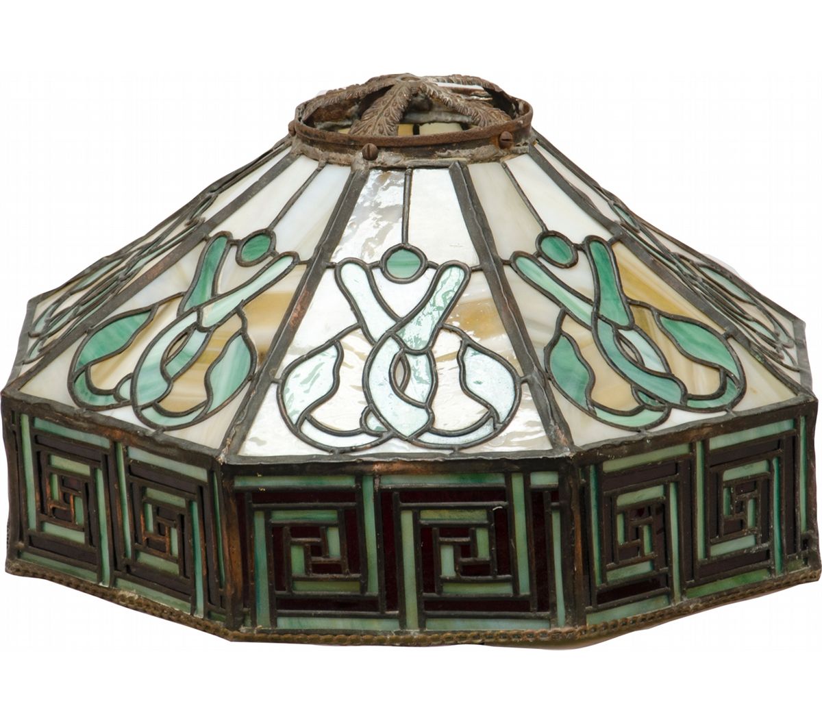 Leaded Glass Hanging Light Shade
