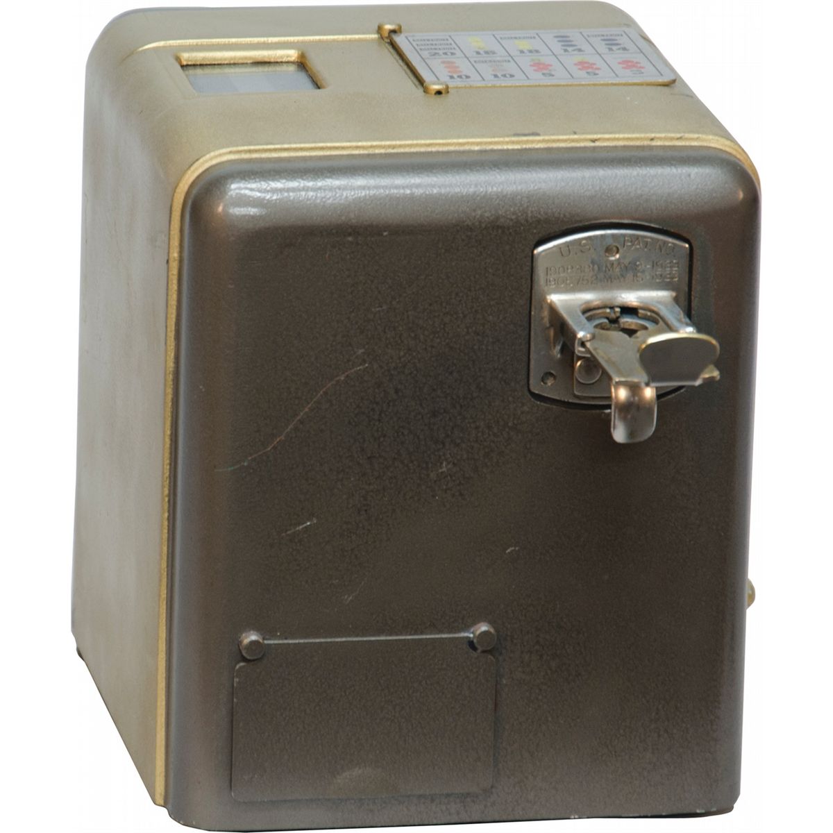 5 Cent Mills Novelty Vest Pocket Slot Machine c1938