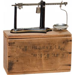 Early Cast-Iron Mini Fairbanks Counter Balance Scale