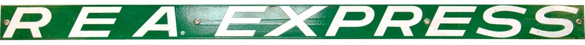 REA Express Porcelain Sign