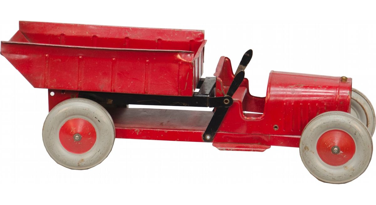 Early Pressed Steel Structo Toy Dump Truck