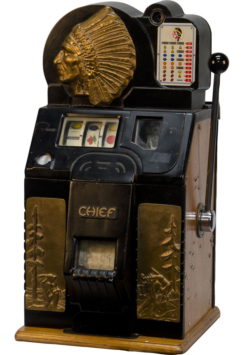 25 Cent Jennings Chief Jackpot Slot Machine